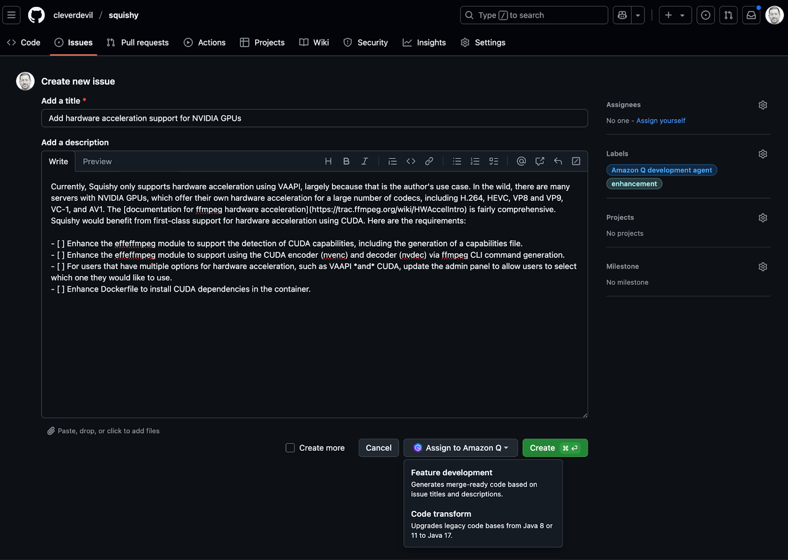 Amazon Q for GitHub: First Impressions | Mission