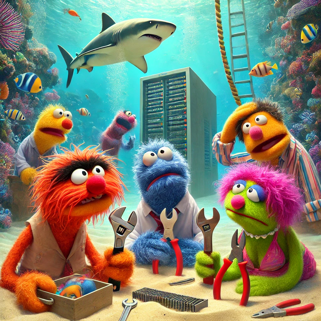 Sustainable AI + Muppets Underwater