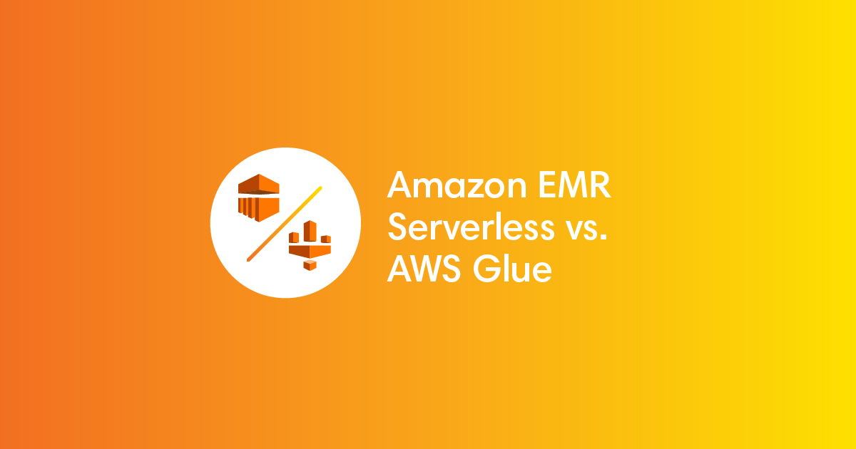 Amazon EMR Serverless vs. AWS Glue